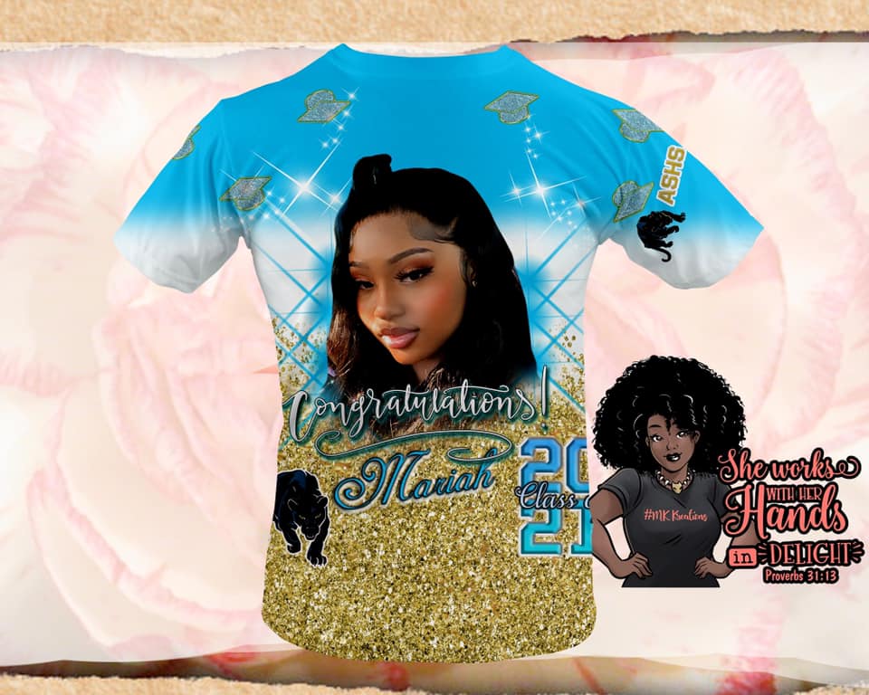 3D Full Print Graduation Design #20 | Kreations by MK