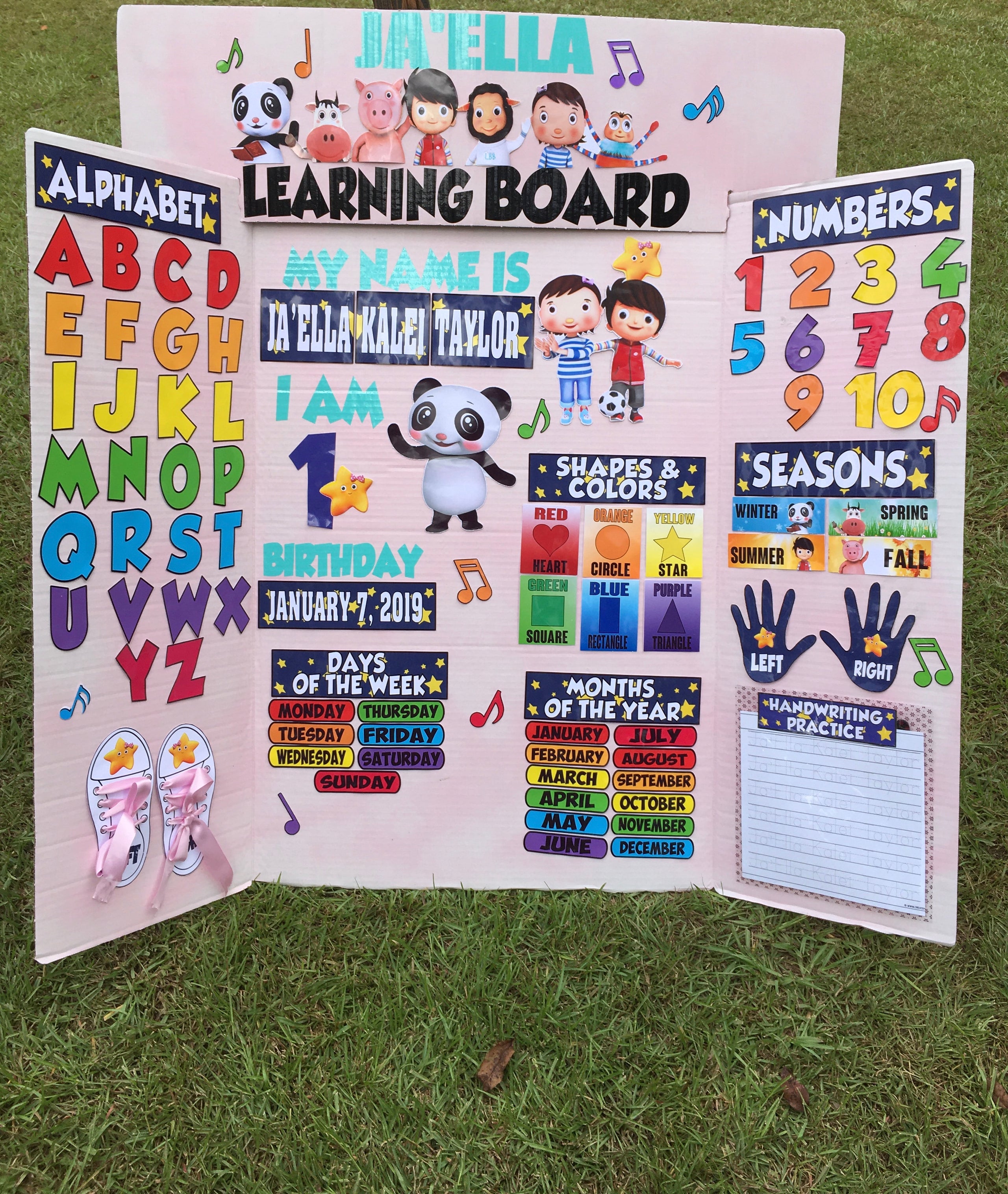 Little Baby Bum Learning Board | Kreations by MK