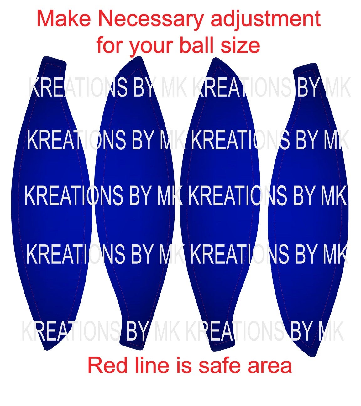 Custom Sports balls full bundle | Kreations by MK
