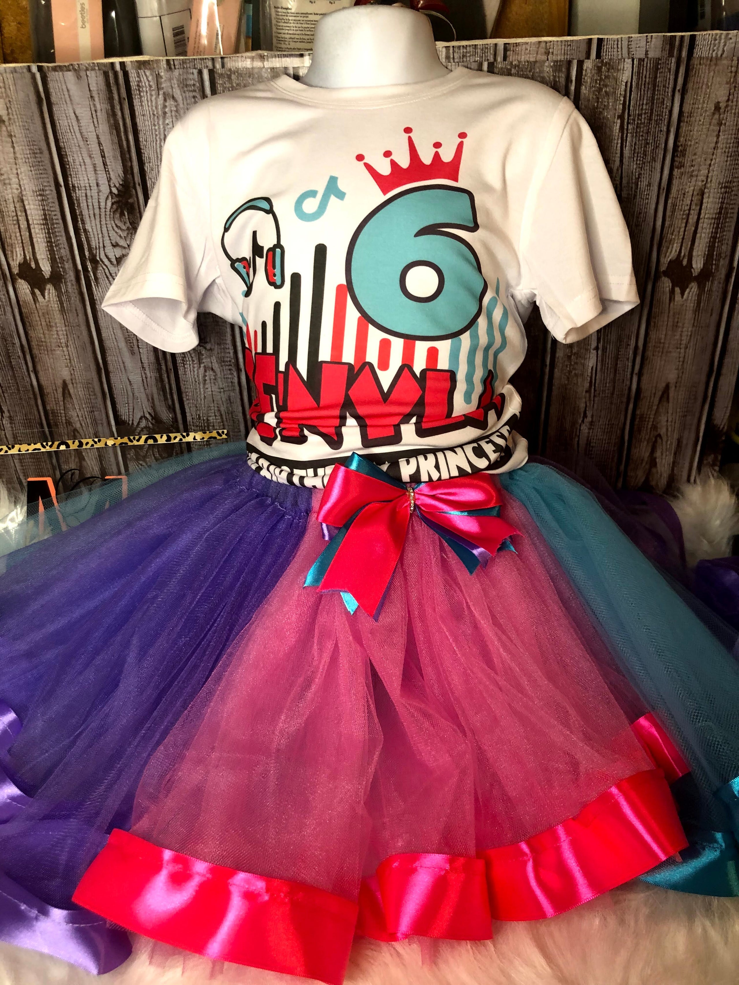 TikTok Ribbon tutu set | Kreations by MK